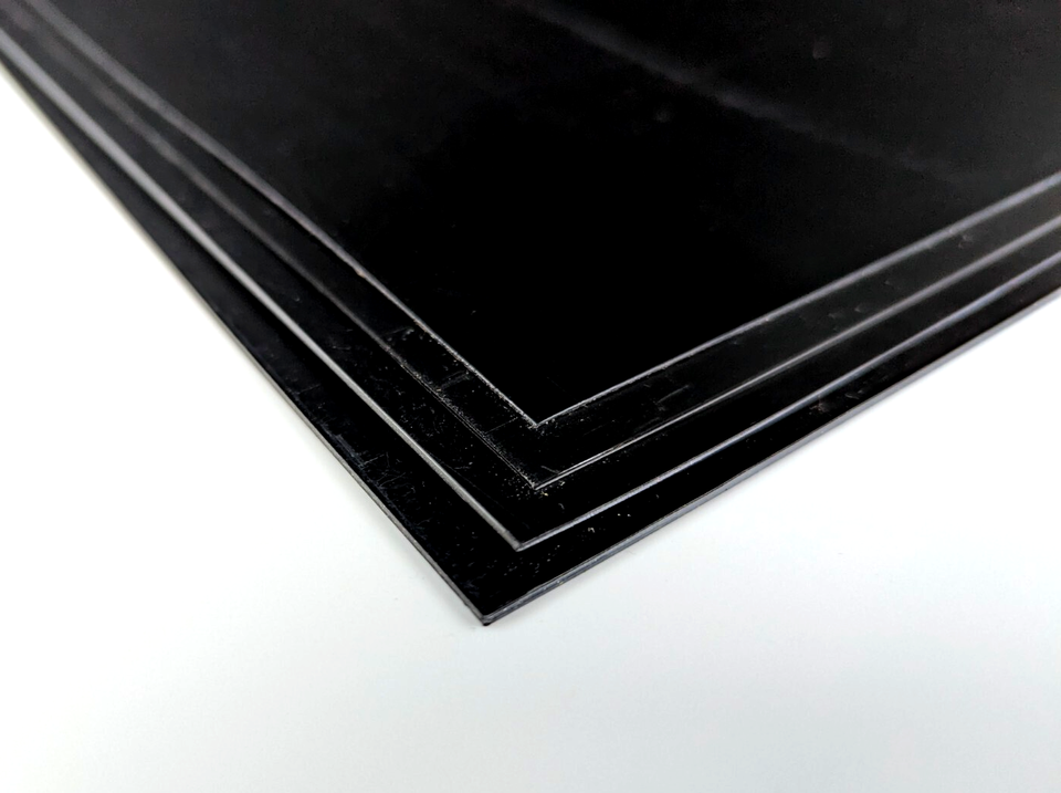 Plastic Sheet Black Styrene A2 Paper Size 0.5, 0.75, 1 or 2mm thick ...