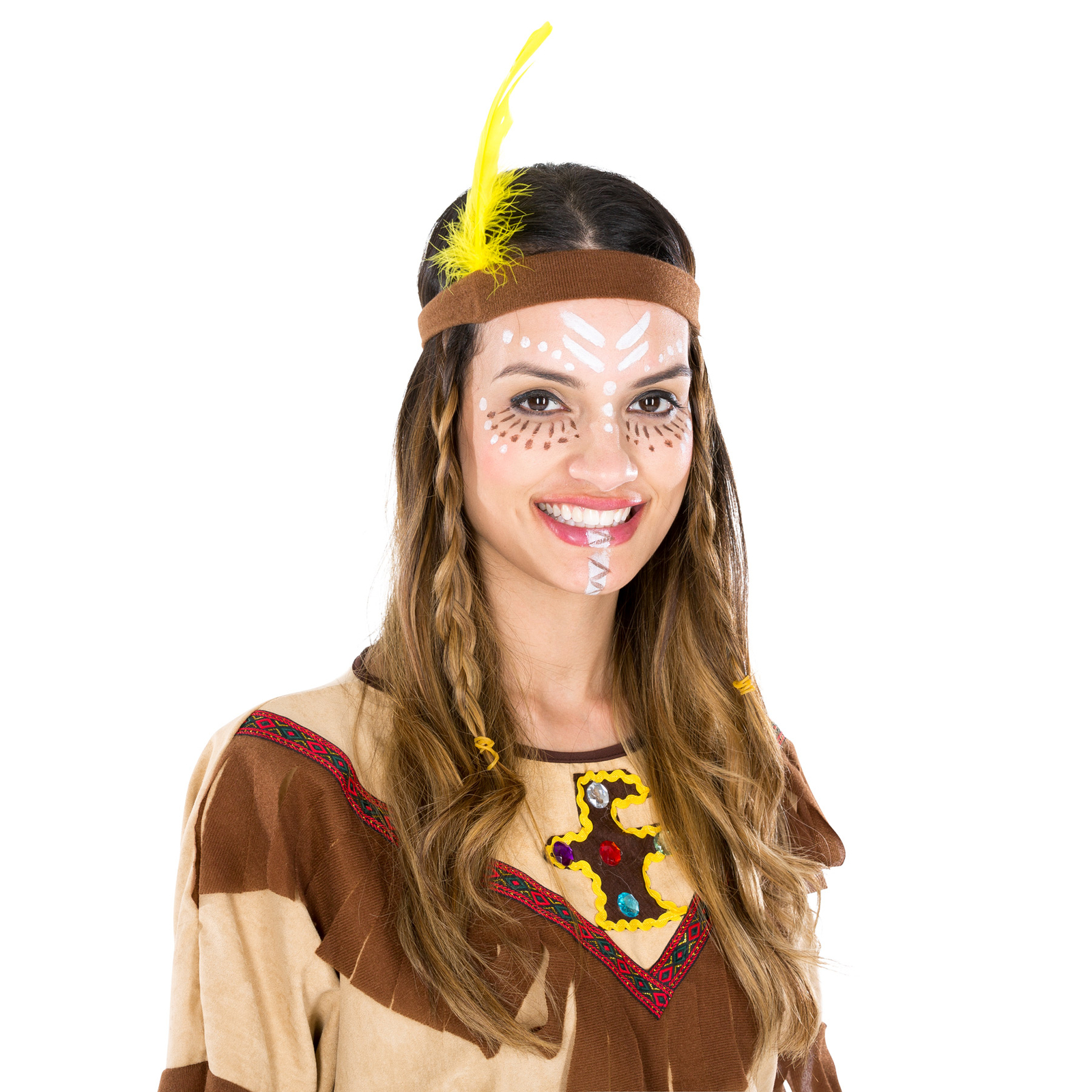 Frauenkostüm sexy Indianerin Indianer Wilder Westen Fasching Apache ...