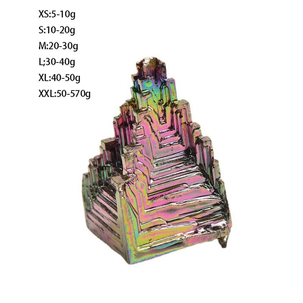 Carved Natural Bismuth Mine Stone Crafts Strange Stone Ornaments ...