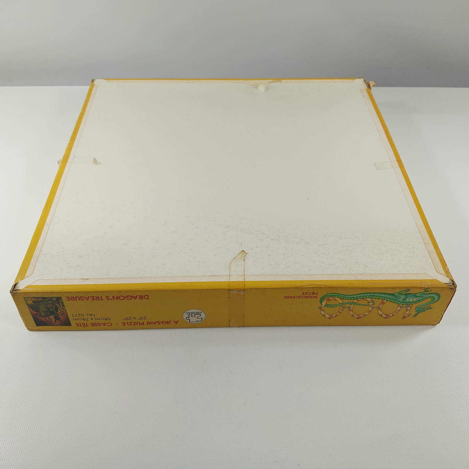 Vintage Dragon's Treasure 1000 PC Jigsaw Puzzle Fantasy Dungeon Castle ...