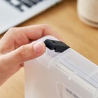 Transparent A4 File Storage Box Plastic Document Box New A4 File Box ...