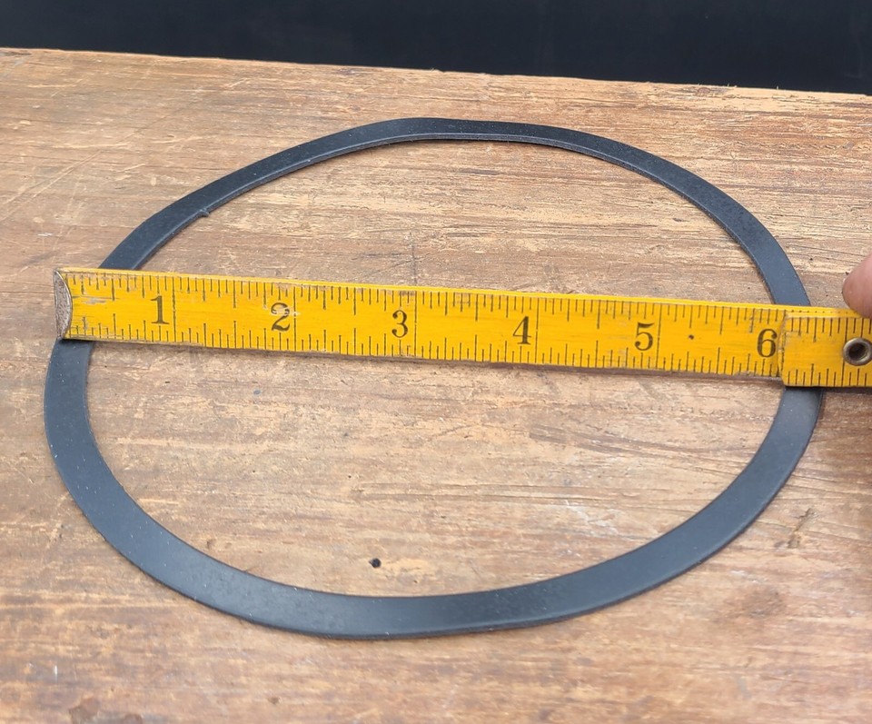 6-3/8 Railroad LANTERN switch lamp retaining ring lense gasket Duro ...