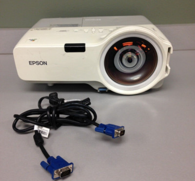 Epson PowerLite 410W LCD WXGA Projector H330A Short-Throw 2000 ANSI W/2925 Hours 10343874503 | eBay
