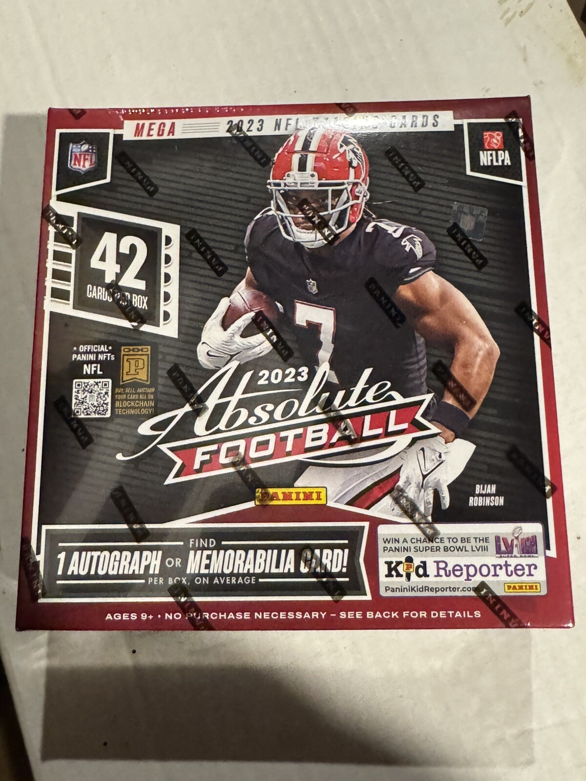 2023 Panini Absolute Football Factory Sealed Mega Box 1 Hit Per Box 42 ...