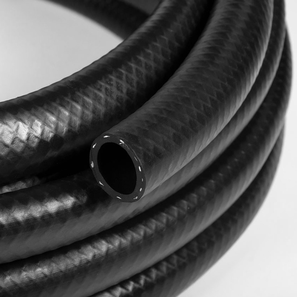 1/4" Nitrile Rubber (NBR) EFI Fuel Injection Line Hose Flexible braided ...