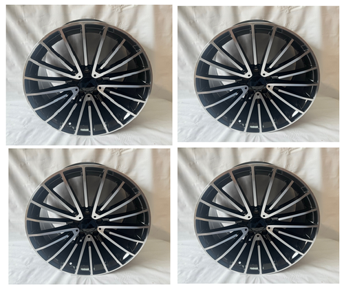 19" (set of four) Wheels for MERCEDES BENZ AMG Style STAGGERED Rims ...