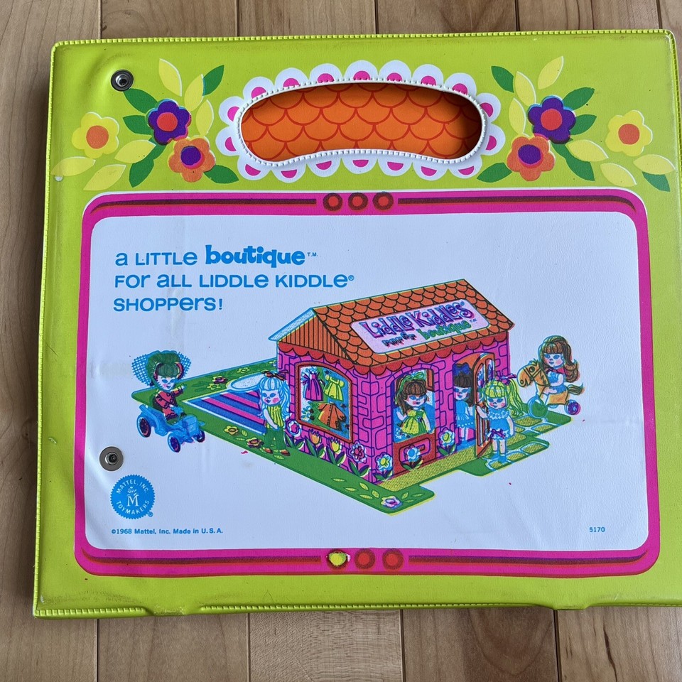 Vintage Mattel Liddle Kiddles Pop Up Boutique 1968 Folding Play set ...