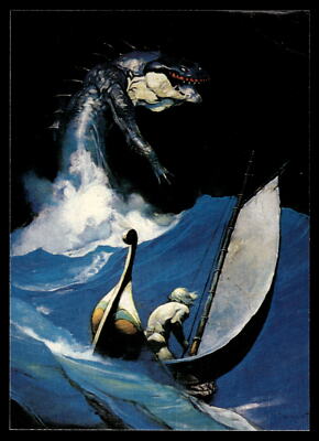 Frank Frazetta Fantasy Art Exotic Pin Up Card 74 Carson of Venus Sea ...