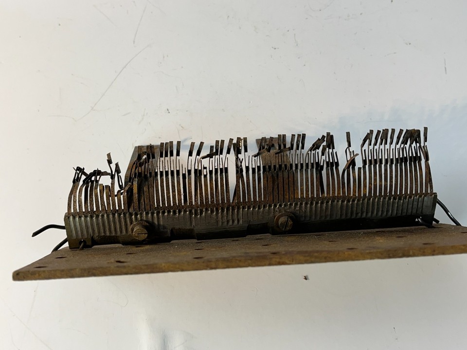 Antique Music Box Damper Rail Part Regina Corona ? Disc Changer ...