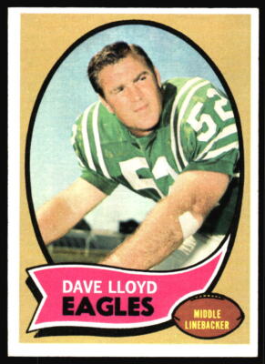 1970 Topps Dave Lloyd #21 Philadelphia Eagles | eBay