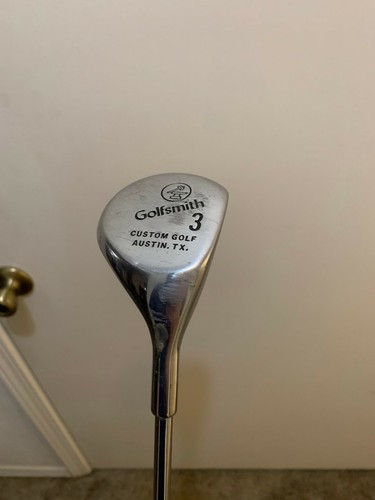 VINTAGE GOLFSMITH CUSTOM GOLF AUSTIN TX 3 WOOD - STEEL SHAFT RIGHT ...