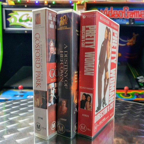 Classic 90s & 00s VHS Movie Bundle - Romance/Mystery/Drama VHS Video x ...