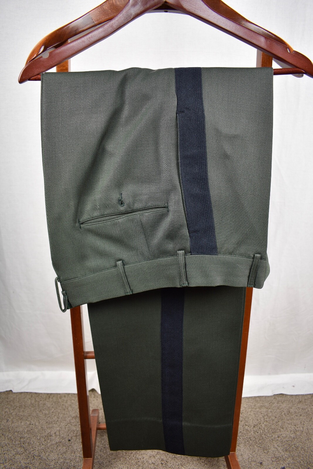 1950-60's Heck Ross Uniform Co Dark Green Formal Mili… - Gem