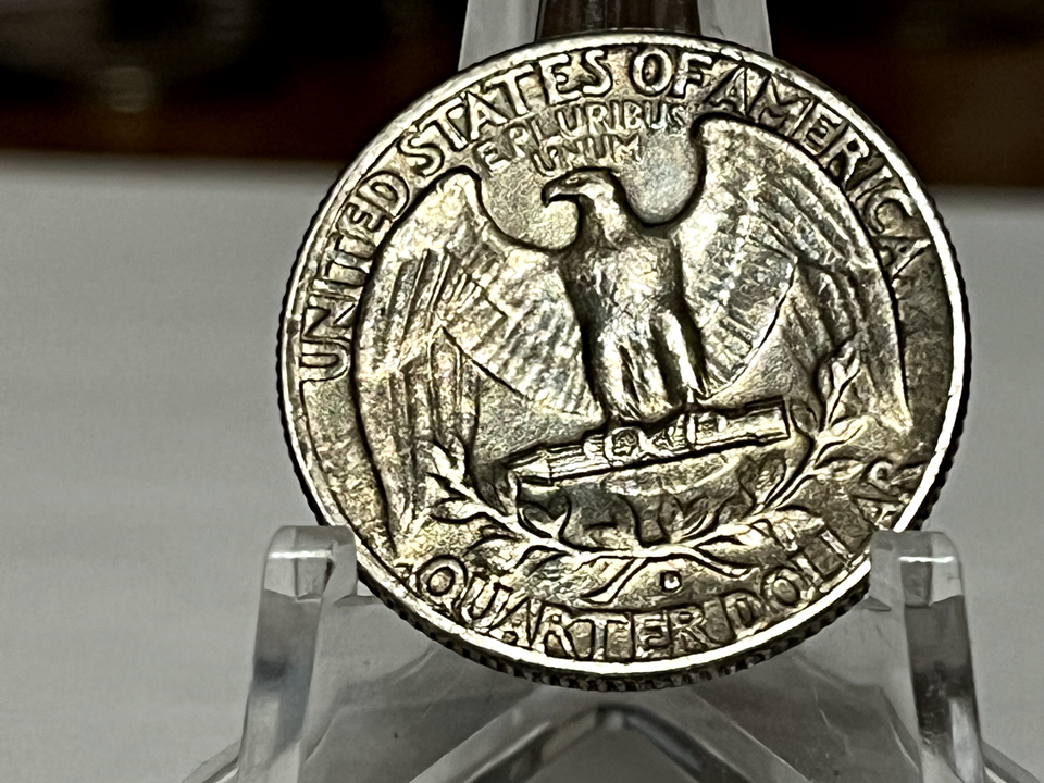 Toned 1964 D Quarter 90% Silver EXACT COIN SHOWN # WD-205 | eBay