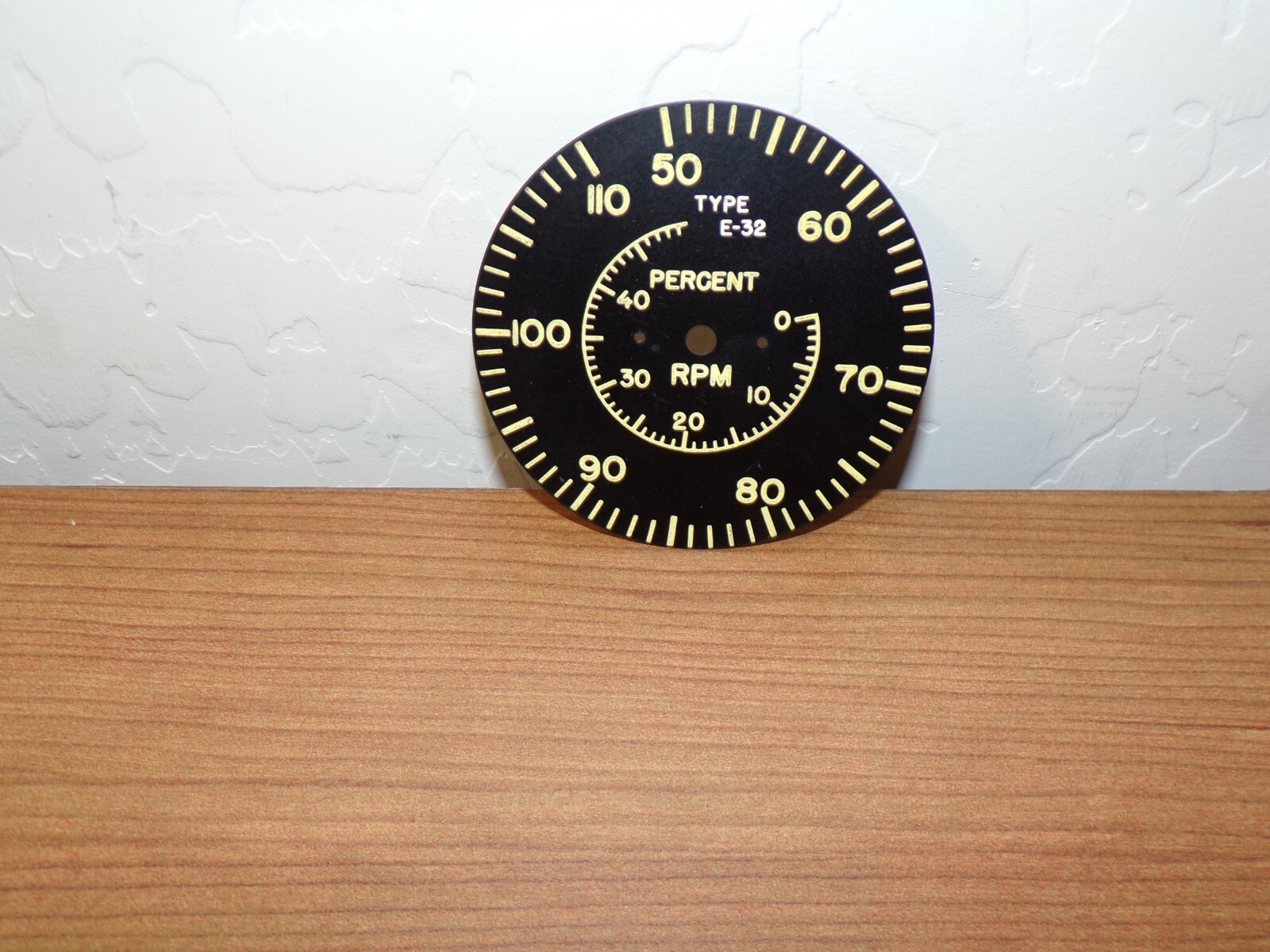 Warbird Aircraft Engine RPM Gauge Face Plate USAF Type E-32 | eBay