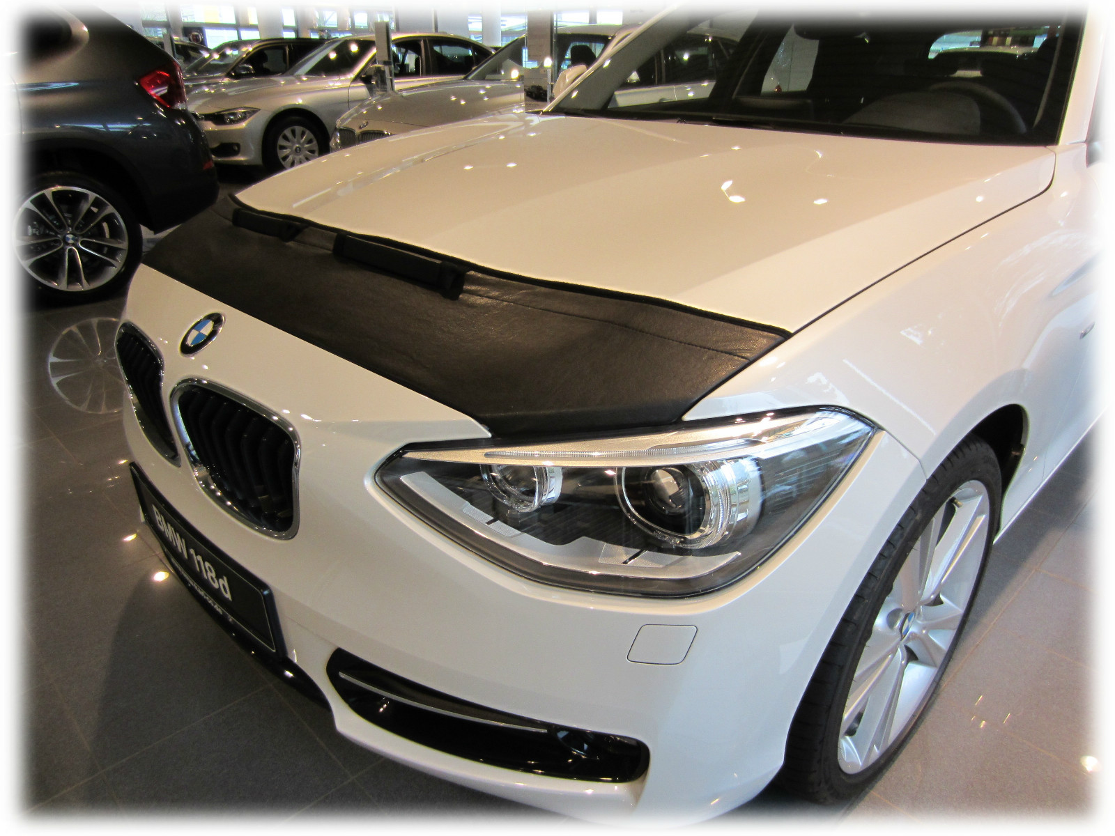 CAR HOOD BONNET BRA fits BMW 1 F20 2011-2019 NOSE FRONT END MASK BRA DE ...