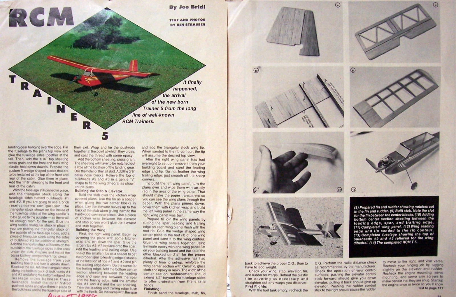 RCM BASIC TRAINER PLAN +BUILDING INSTRUCTIONS +BONUS to Build 50" RC ...