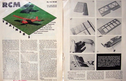 RCM BASIC TRAINER PLAN +BUILDING INSTRUCTIONS +BONUS to Build 50" RC ...