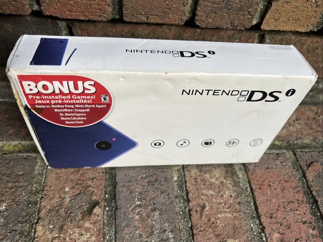 Nintendo DSi Mario Collection Metallic Blue Handheld System for sale ...