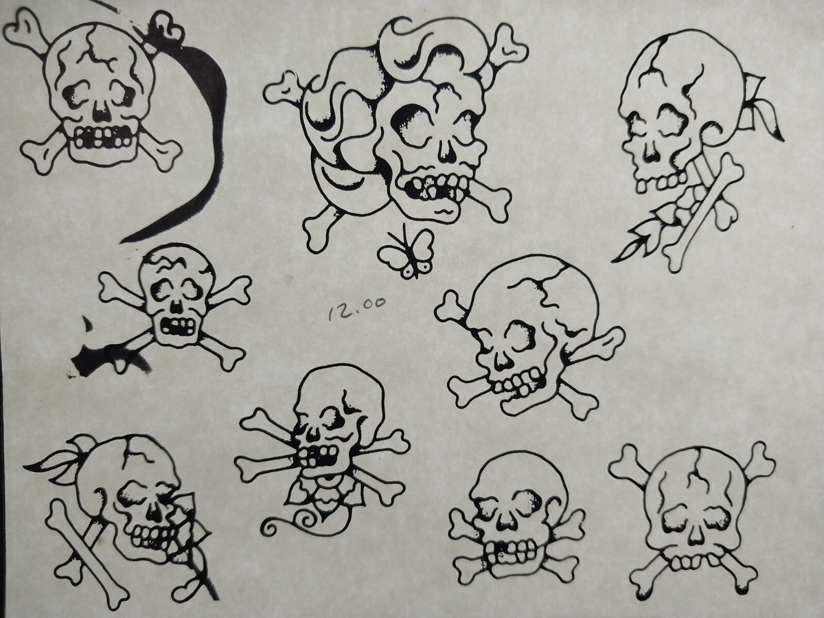 Traditional Skull Flash