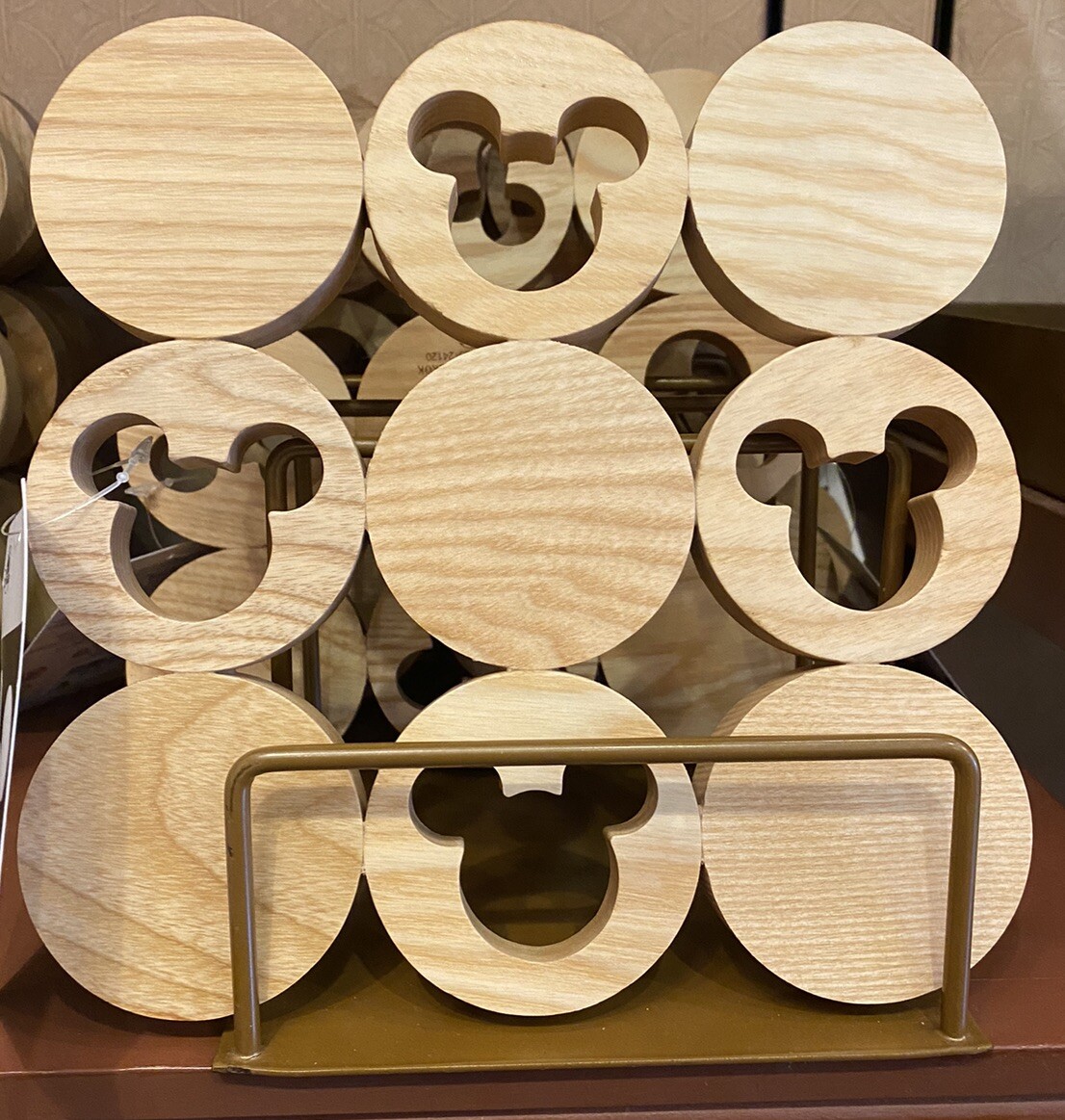 Disney Parks Trivet Homestead Collection Wood Mickey Mouse Icon NEW ...