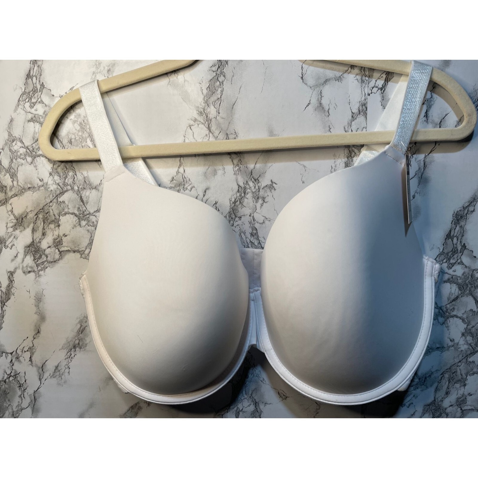 No Boundaries 38DDD T-Shirt Bra White With Adjustable… - Gem