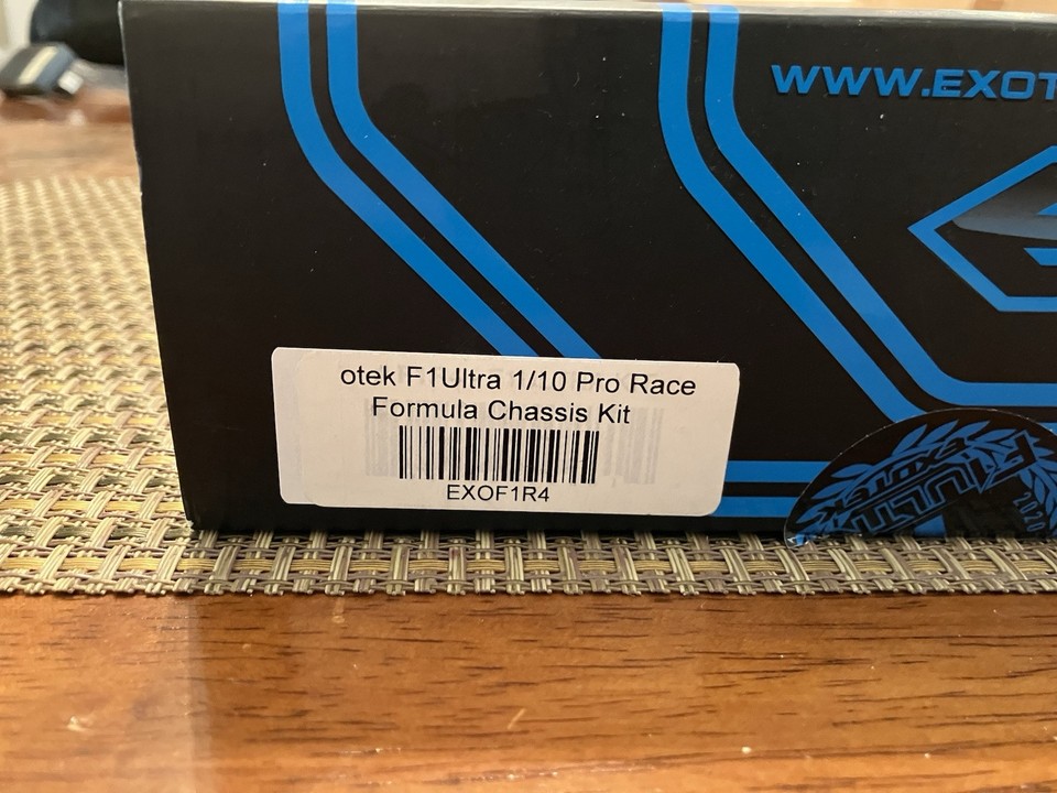 Exotek F1 Ultra R4 1:10 Formula Chassis Kit Fully Assembled/ Rolling ...