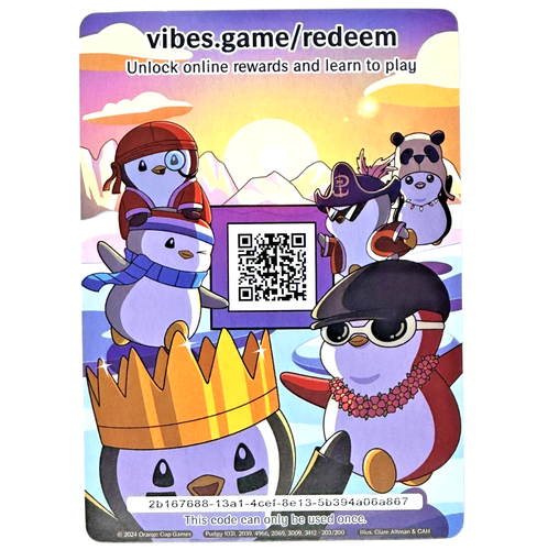 ***FISHSICLE*** Vibes Pudgy Penguins TCG Redeemable Code Card Evrything ...