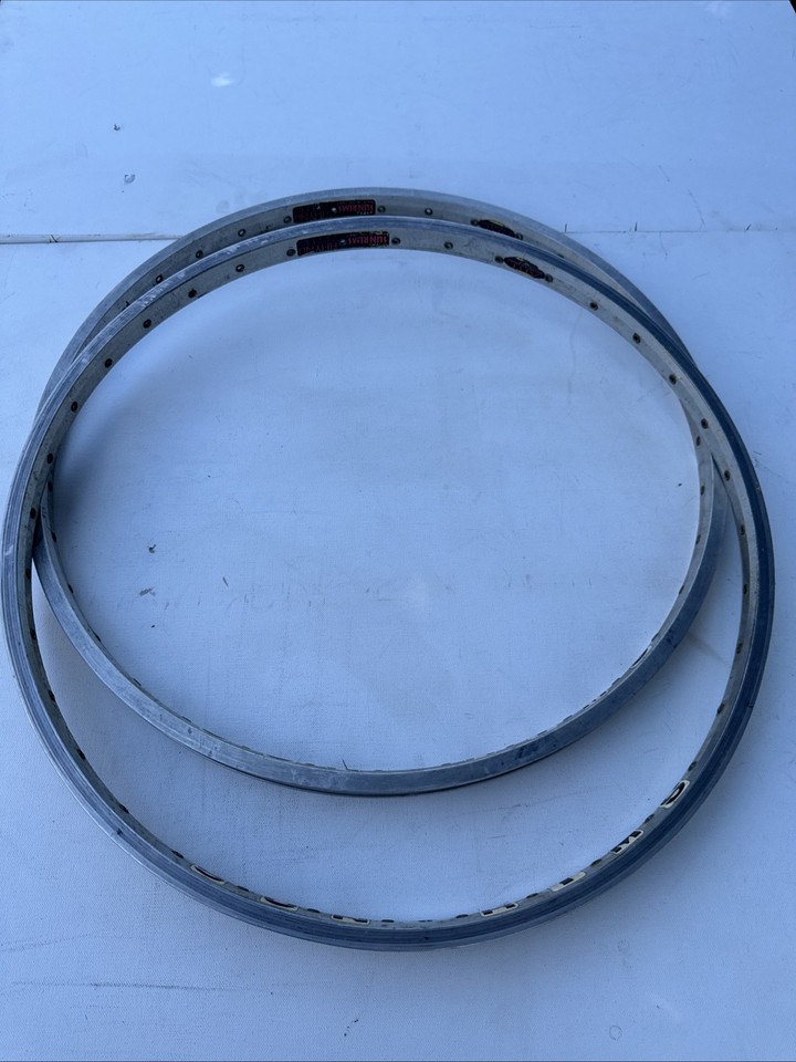 Sun Rhyno Lite 26x1.5 27mm Wide BMX DJ MTB Rims Wheels Mid School ...