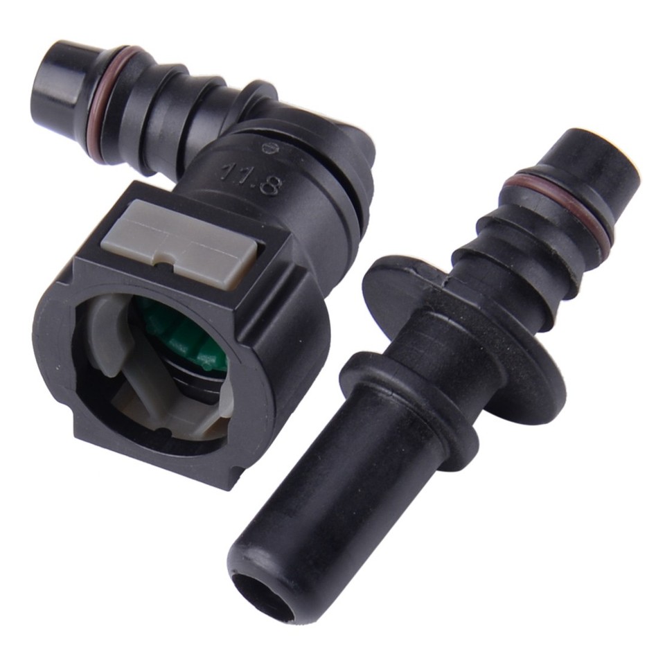 11.8mm SAE 10mm Car Fuel Line Hose Pipe Coupler Quick Release Connect ...