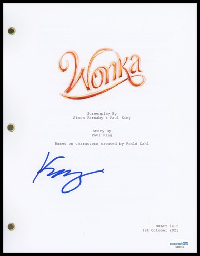 Keegan-Michael Key "Wonka" AUTOGRAPH Signed 'Chief of Police' Script ...