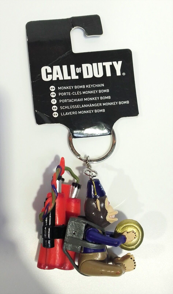 Call of Duty Black Ops 4 Monkey Bomb Vinyl Keychain Figure Ex-Display ...