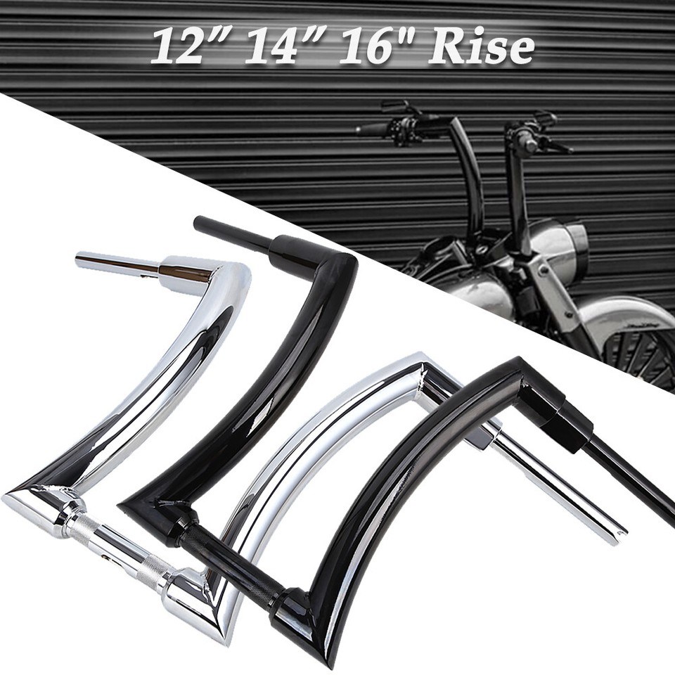 DNA MONSTER 12'' 14'' 16'' 18'' Ape Hanger Fat Bars 1-1/2" Handlebar ...