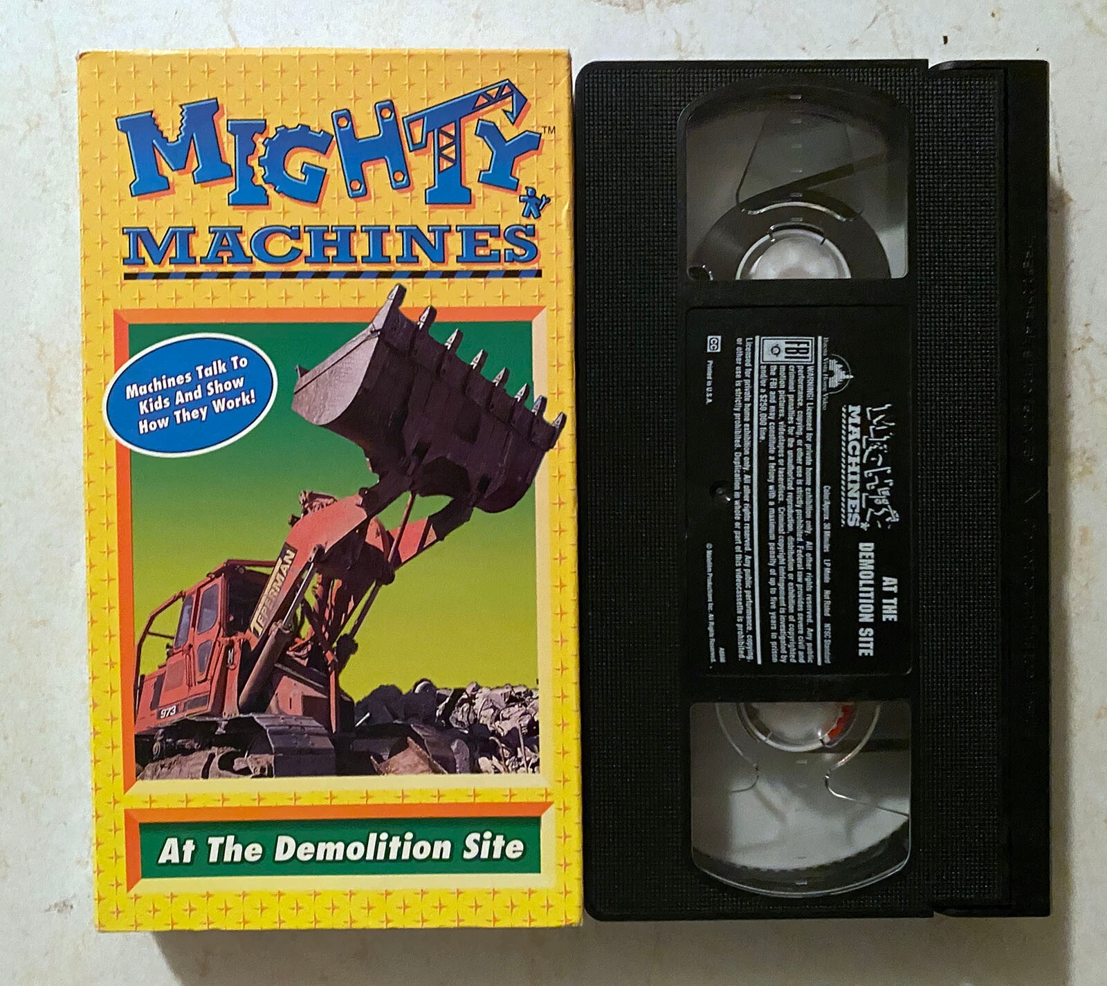 VHS: Mighty Machines: At the Demolition Site 13131133837 | eBay