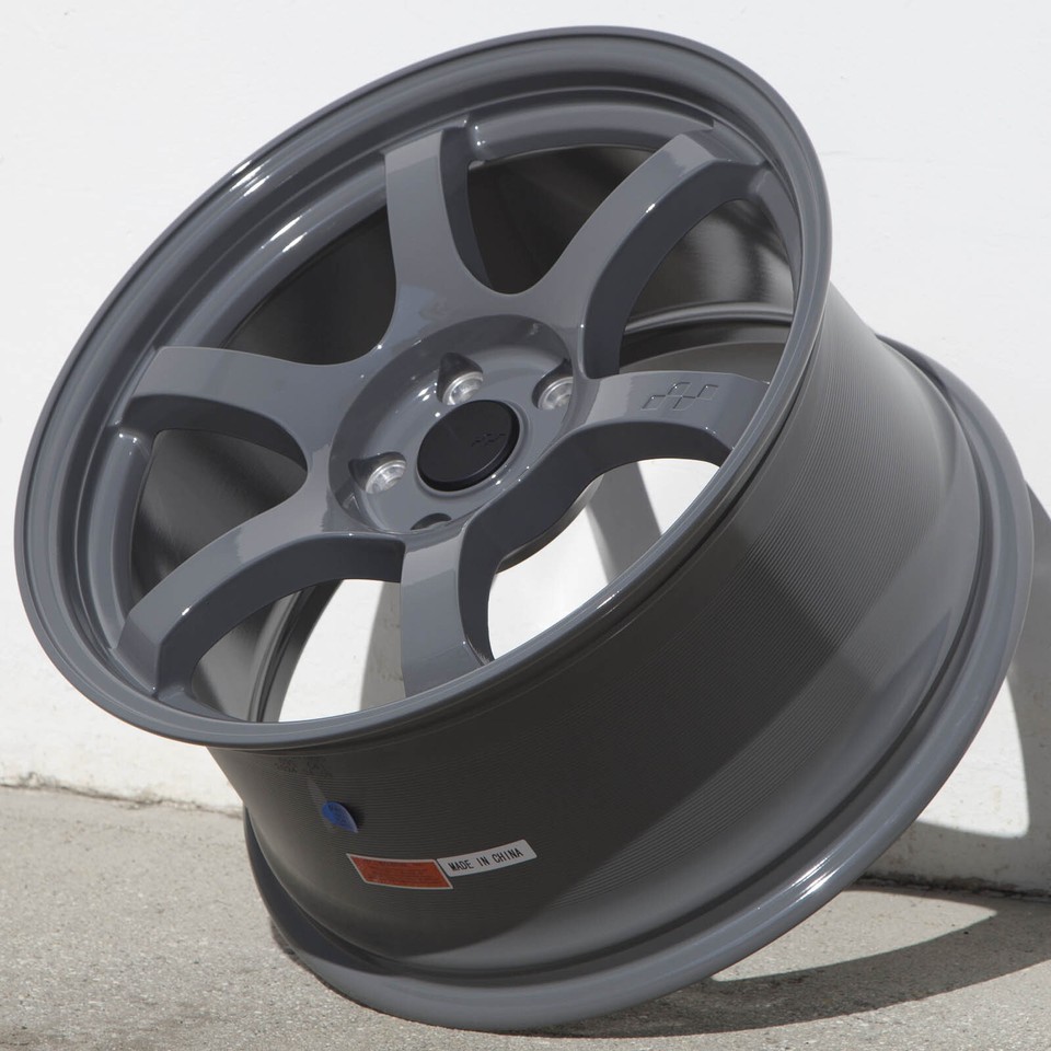 18x9.5 5x114.3 +38 CSF1 Battleship Grey Wheel | One Piece Cast | Matte ...