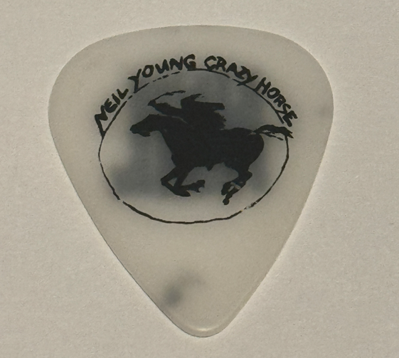 NEIL YOUNG GUITAR PICK MG'S CRAZY HORSE RARE ARTIST TOUR PLECTRUM | eBay