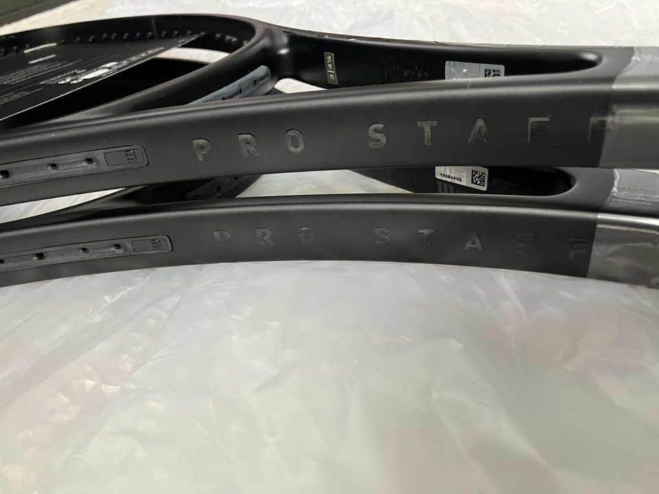 Matched Pair: Wilson Pro Staff 97 v14 - Noir (All-Black Edition) - 4 3/ ...