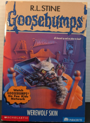 Goosebumps: Werewolf Skin #60 1st Pr 1st ed RL Stine w/ Mask Attached ...
