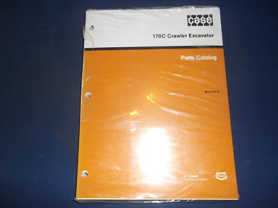 CASE 170C CRAWLER EXCAVATOR PARTS BOOK MANUAL NEW | eBay