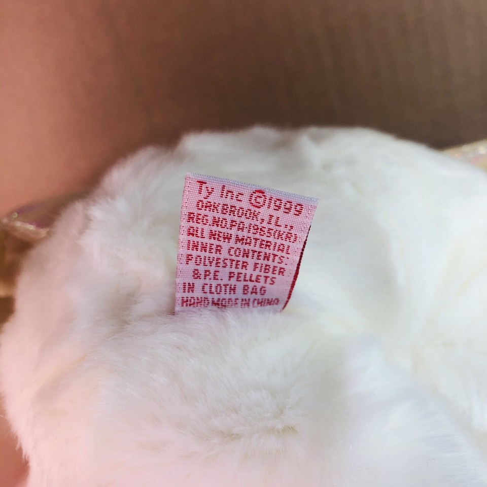 TY The Beanie Buddies Collection. HALO Rare with Brown nose. Bear Buddy ...