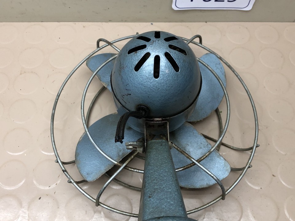 Vintage Kwik Kool Metal Desk Fan, Light Blue/teal Color | eBay