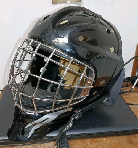 Itech Senior Profile 1400 Ice Hockey Goalie Mask CSA Approved Black | eBay