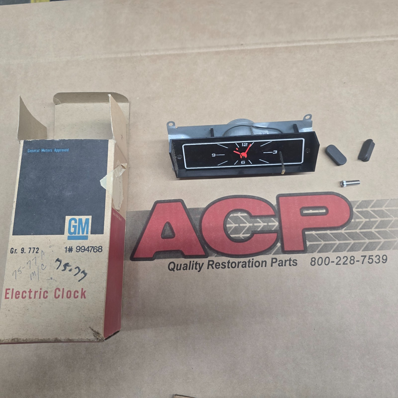 1975, 1976, 1977 Chevelle, El Camino NOS dash clock BEEN TESTED AND ...