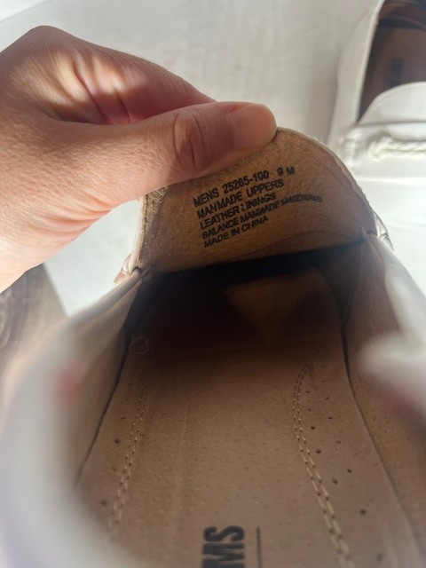 Stacy Adams White Moc Toe Braided Strap Slip On Loafers Sz 9M | eBay UK