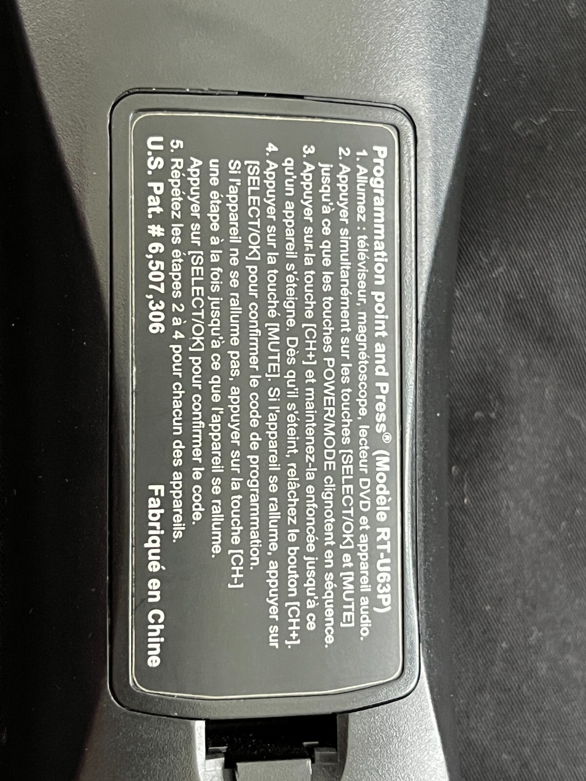 Videotron Illico RT-U63P-15 Remote Control - Genuine | eBay