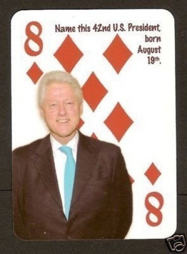 Bill Clinton President USA Neat Card ! #6Y4 | eBay