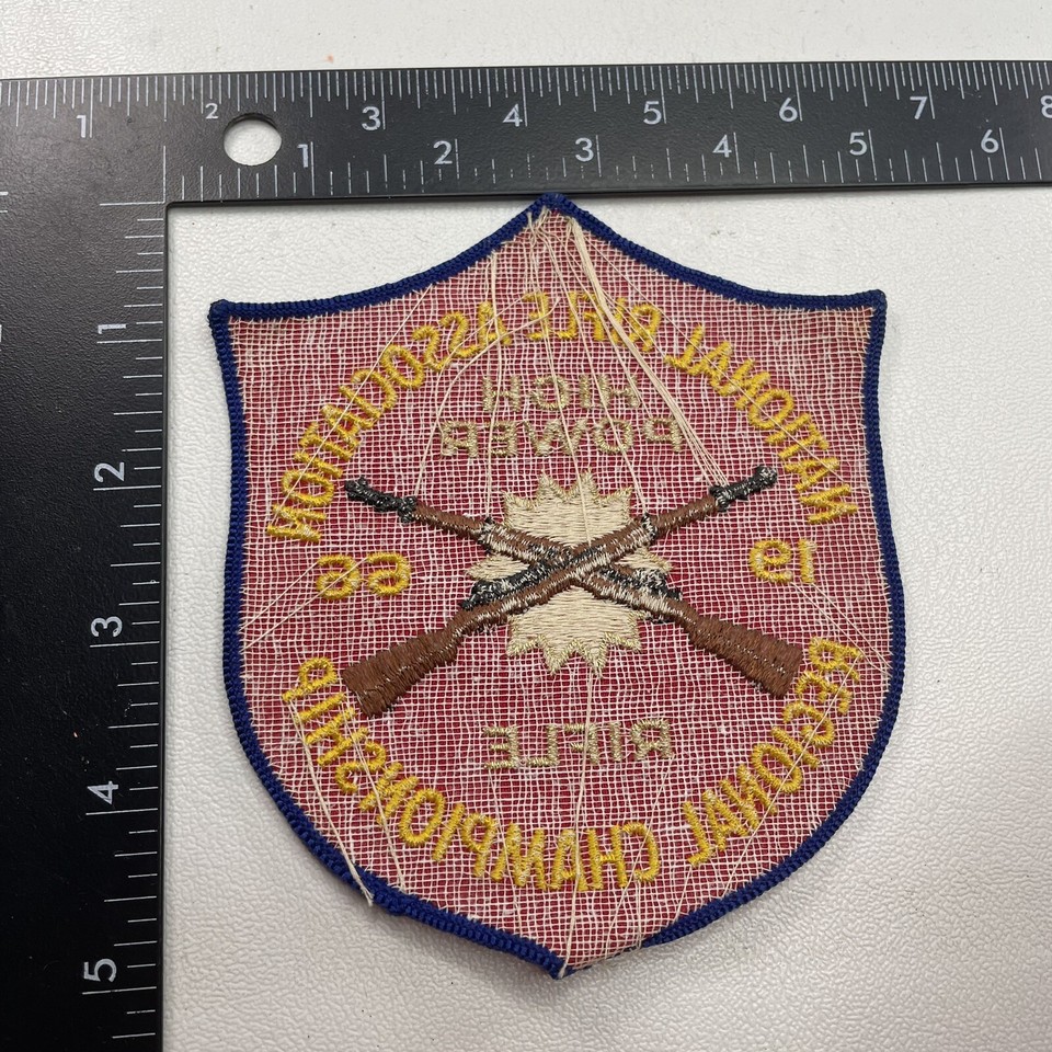 Vtg 1966 HIGH POWER RIFLE REG. CHAMP NRA Patch National Rifle ...