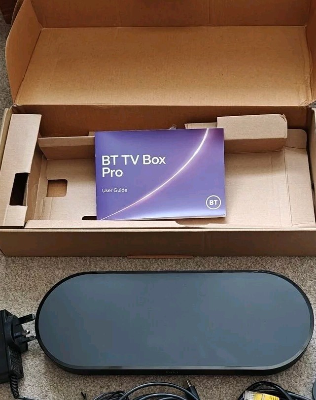 BT TV Box Pro - 1TB 4K Wireless Youview Box (RTIW387) UltraHD Recorder ...