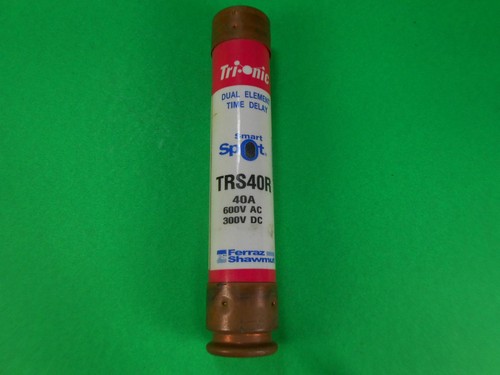 Ferraz Shawmut Trionic Dual Element Time Delay Fuse -- TRS40R -- (Lot ...