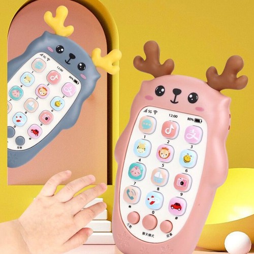 Baby Phone Toys Music Voice Toy Early Educational Learning Machine Baby ...